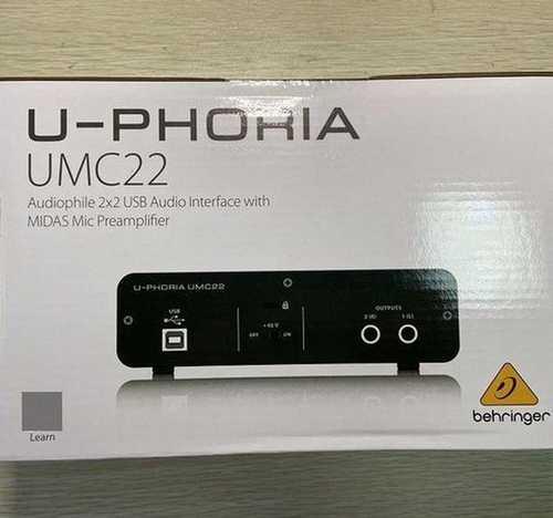 Звуковая карта behringer u-phoria umc22