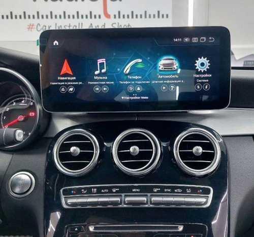 Магнитола Android 12,3" для Mercedes-Benz C/GLC