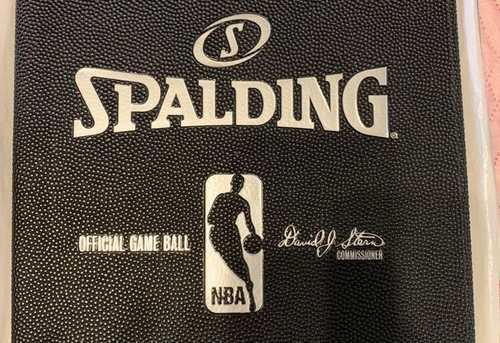 Черная папка оганайзер для бумаг с блокнотом NBA