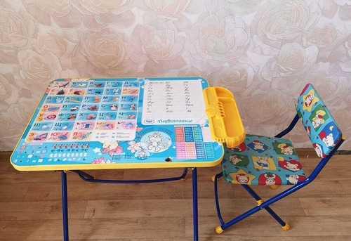 Детский столик и стульчик для учебы