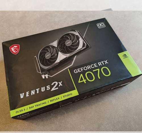 Msi RTX 4070 Ventus 2X 12gb (Гарантия)