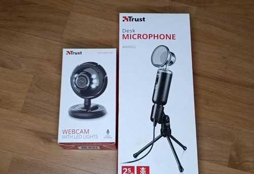Микрофон и веб-камера Trust
