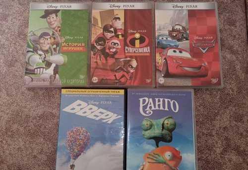Мультфильмы Pixar + Ранго на DVD