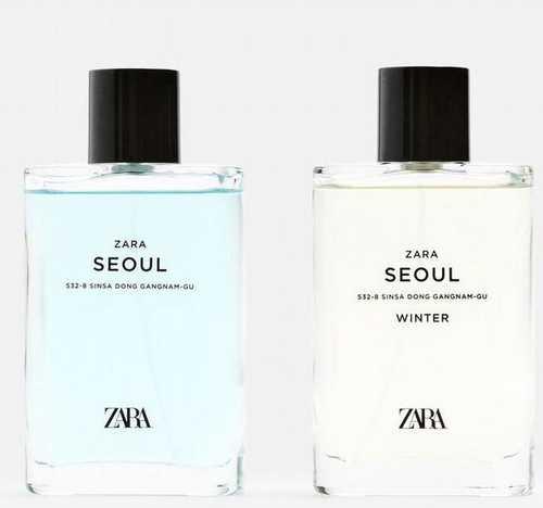 Zara seoul   seoul winter 2 X 90 мл набор