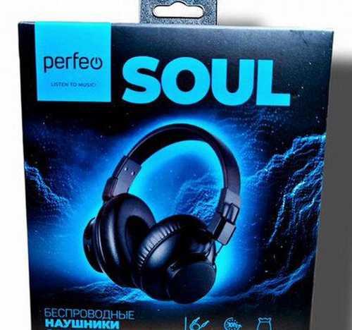 Гарнитура полнораз Perfeo soul Bluetooth AUX чёрны