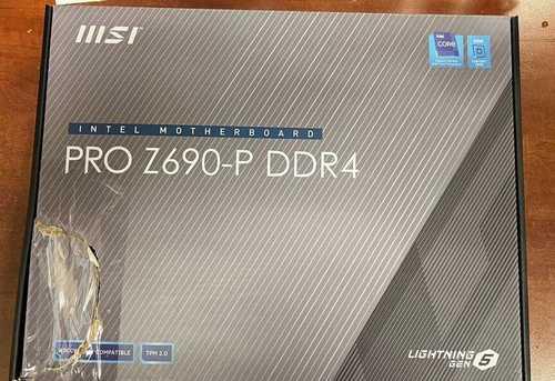 Материнская плата MSI PRO Z690-P DDR4 новая