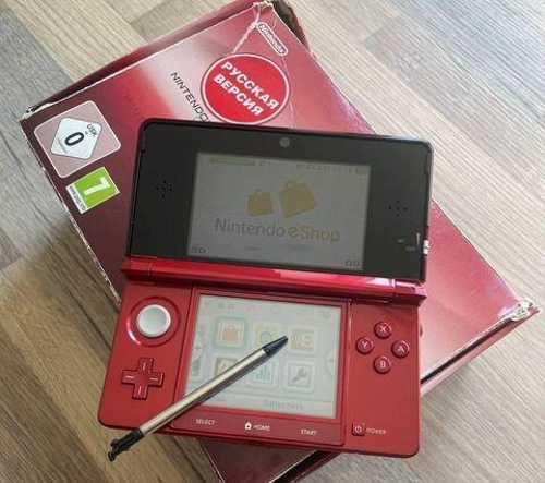 Nintendo 3DS Metallic Red Русская Версия