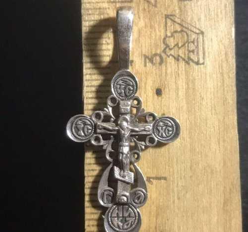 Крест Серебро 925