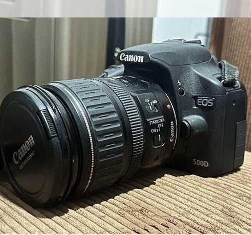 Canon 500d с объективом 28-135