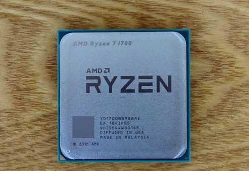 Процессор Ryzen 7 1700 8/16 AM4