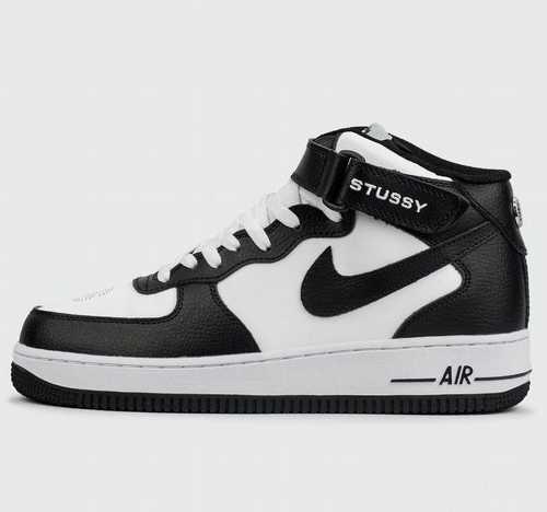 Кроссовки Nike Air Force 1 Mid x Stussy