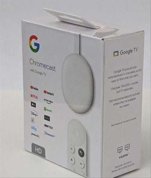 Тв Приставка Google Chromecast with Google TV