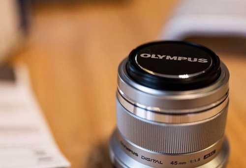 Продам объектив M.Zuiko Digital 45 mm f1.8 Olympus