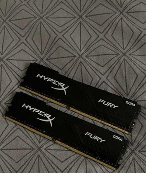 Оперативная память ddr4 hyperx fury 16gb