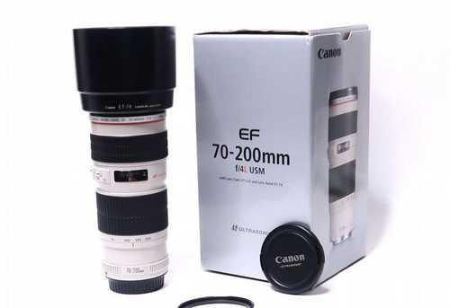 Объектив Canon EF 70-200 f4 L USM + фильтр