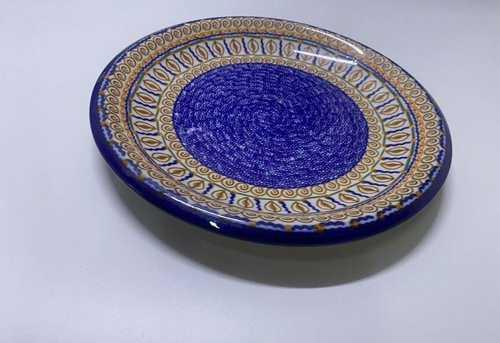 Керамическая тарелка круглая, 25,5 см