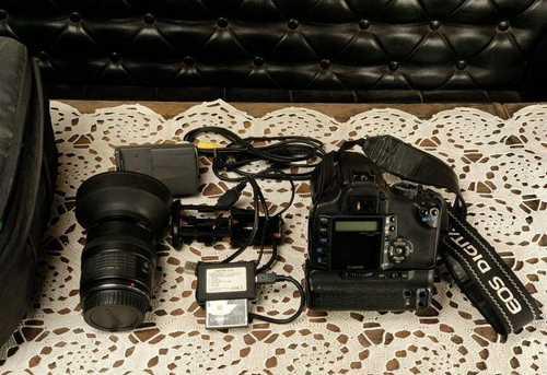 Зеркальный фотоаппарат Canon Rebel XT + комплект