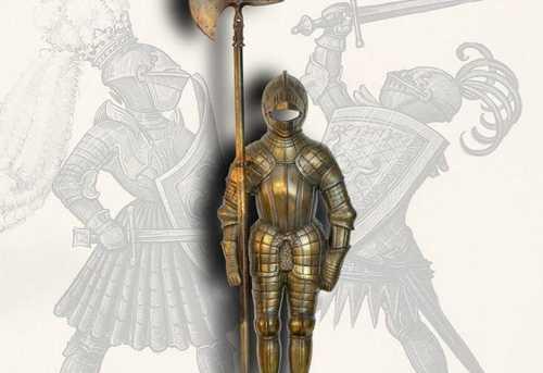 Скульптура Рыцаря ключник винтаж