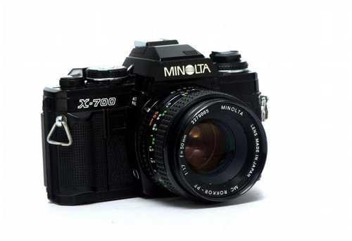 Minolta X700 + Minolta MC Rokkor-PF 50mm f1.7