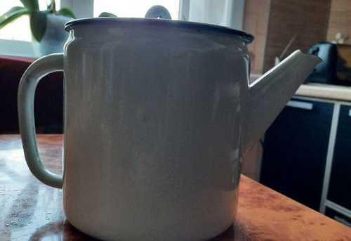 Чайник эмалированный бу
