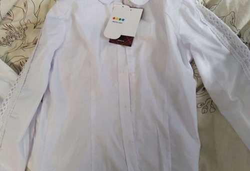 Блузка школьная нарядная 158 размер, новые