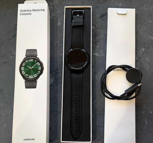 Samsung galaxy watch 6 classic 47mm black