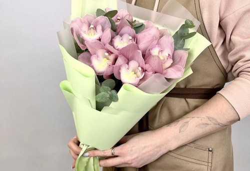 Букет орхидей розовые орхидеи на заказ