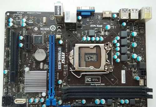 MSI B75MA-E33 (socket 1155)