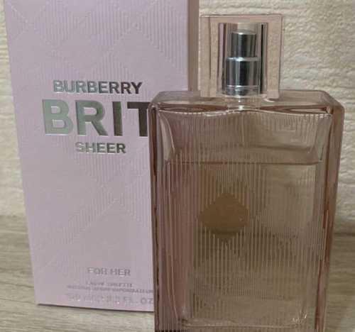 Burberry brit sheer туалетая вода женская