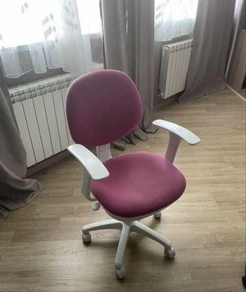 Кресло компьютерное детское розовое бюрократ