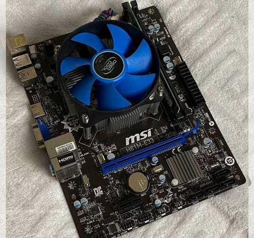 Комплект MSI H81M E33   Intel Celeron g1840