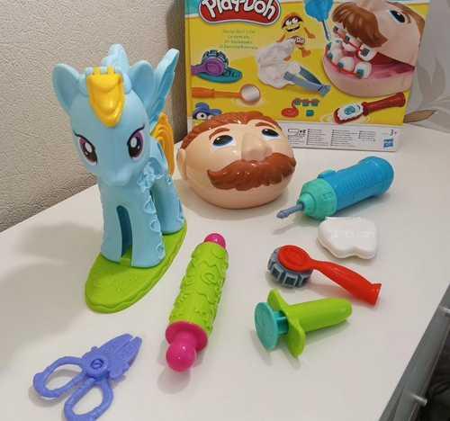 Play doh мистер зубастик и пони