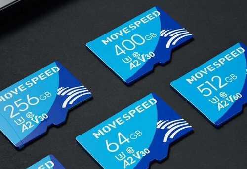 Высокоскоростная карта памяти MicroSD 400Gb