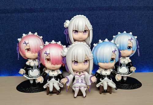 Комплект аниме фигурок Re: Zero 10см