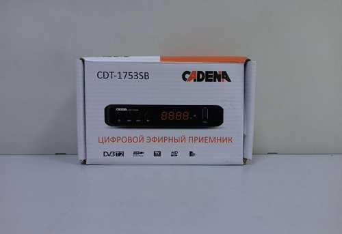 Приемник телевизионный DVB-T2 Cadena CDT-1753SB