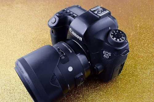 Фотоаппарат Canon 6D kit Sigma 35mm f1.4 Art