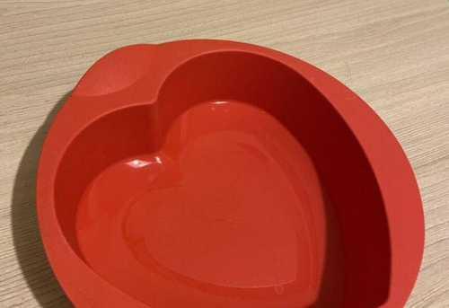 Форма для выпекания tupperware в виде сердца