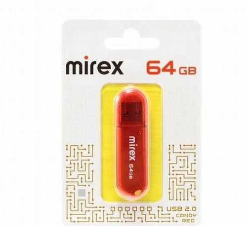 USB флешка Флешка 64 гб Mirex Candy Red