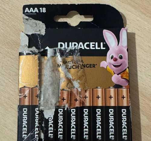 Батарейки duracell AAA 8 шт