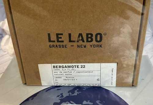 Le Labo Bergamote 22,Парфюмерная вода,спрей 100ml