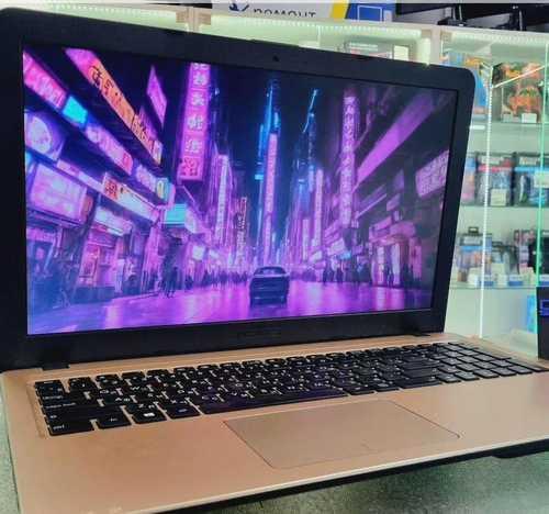 Ноутбук 15.6 Asus 2 ядра 4gb SSD
