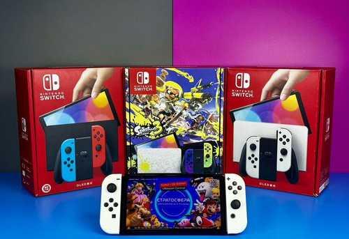 Nintendo Switch Oled прошитая Picofly (New)