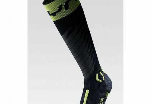 Носки UYN MS SKI ONE merino B205 Black/Lime Р:39-4