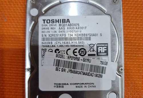 Жесткий диск Toshiba MQ01ABD075 750гб 2.5