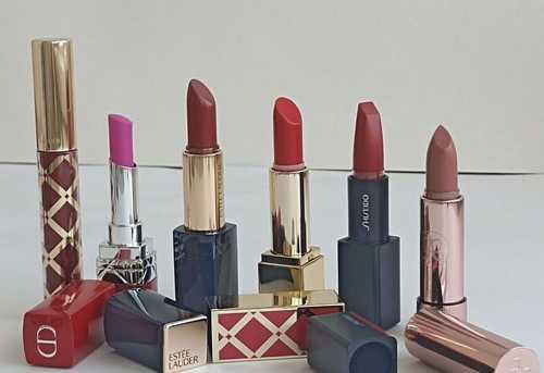 Помады Estee Lauder,Shiseido,anastasia beverly HIL