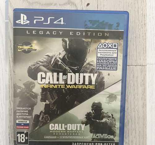 Call of duty infiniti warfare modern warfare ps4