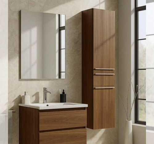 Мебель для ванной пенал Duravit (Германия), дерево