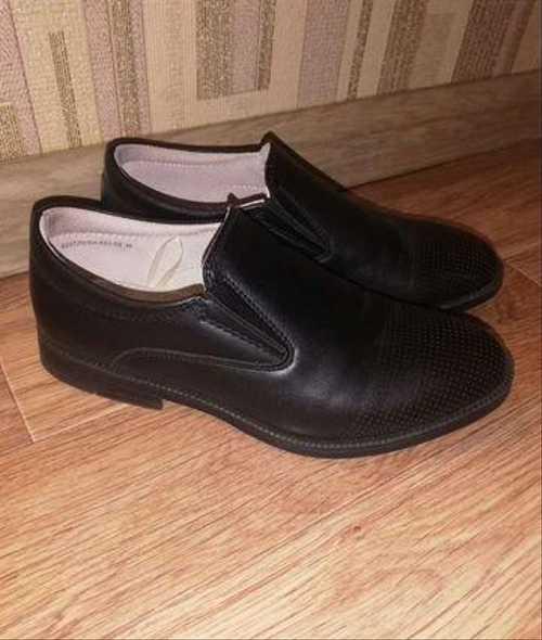 Туфли полуботинки для школьника, размер 36 (одевал