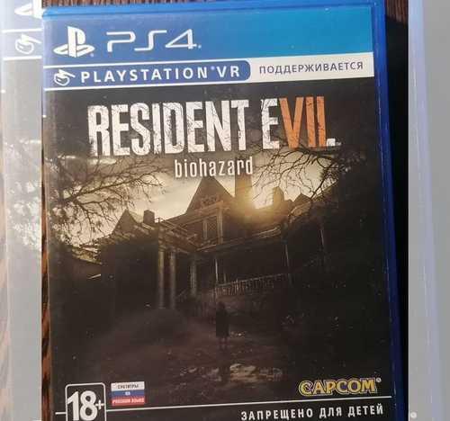 Игра для playstation ps4 resident evil 7