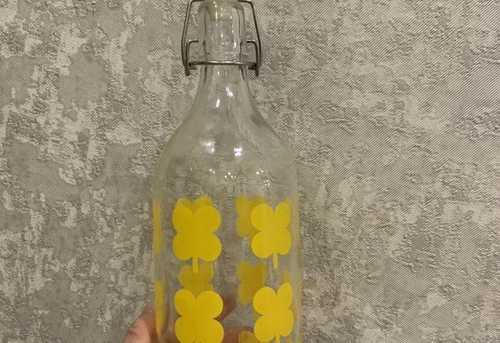 Бутылка Икеа для воды с герметичной крышкой